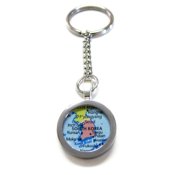 Kiola Designs | Accessories | South Korea Map Keychain | Poshmark